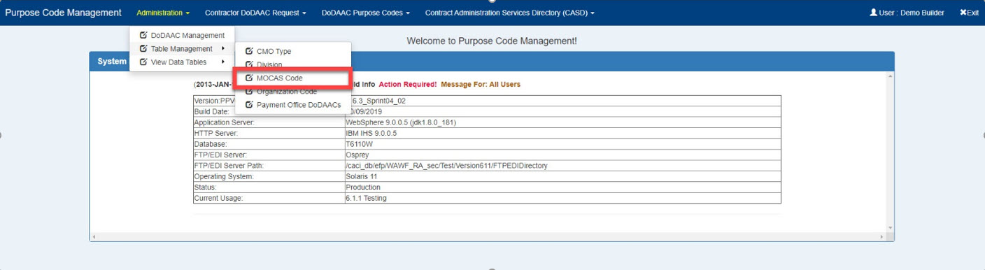 PCM Training - Table Management | PIEE